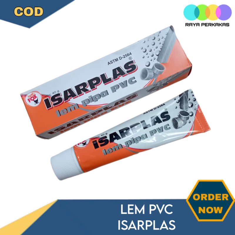 Jual LEM PIPA PVC ISARPLAS 40GR PASTA | Shopee Indonesia