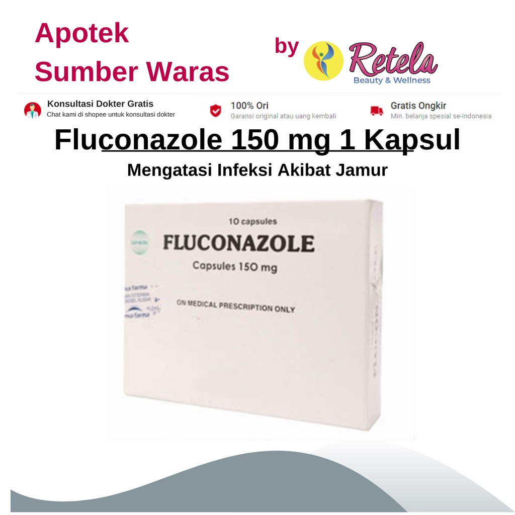 Jual Fluconazole 150mg 1 Tablet | Shopee Indonesia