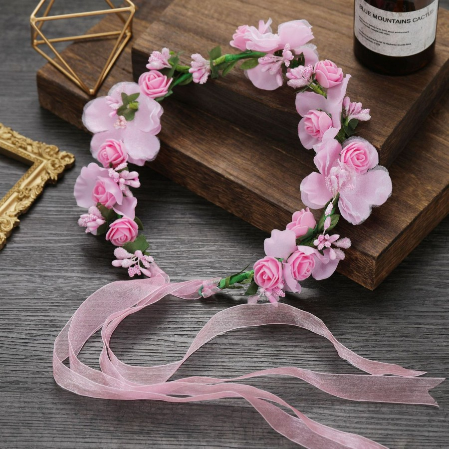 Jual Premium Flower Crown Headpiece Bridal Tiara Mahkota Bunga | Shopee ...