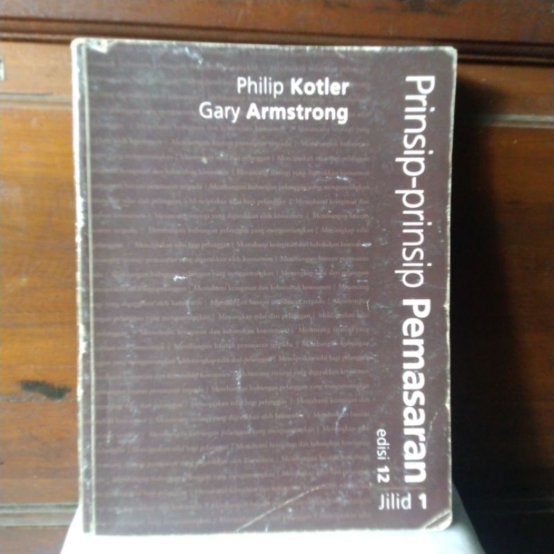 Jual PRINSIP-PRINSIP PEMASARAN JILID 1 oleh PHILIP KOTLER & GARY ARMSTRONG | Shopee Indonesia