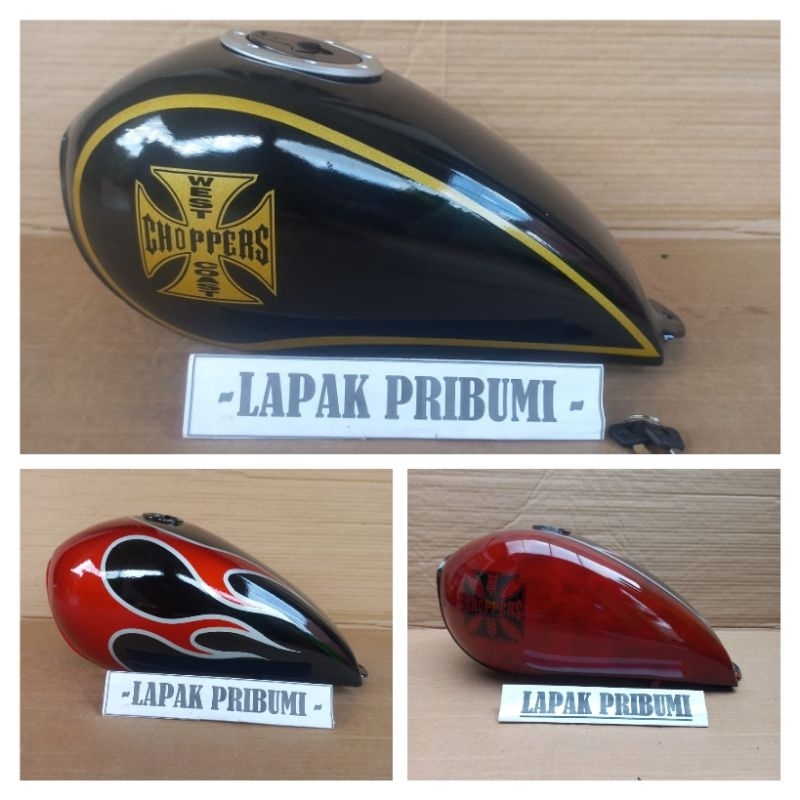 Jual Tangki bober bobber choper custom japstyle tangki custom bobber ...
