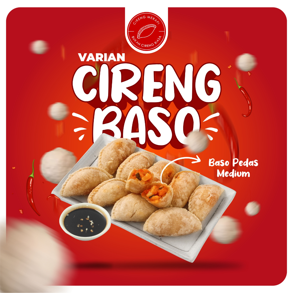 Jual Cireng Merapi isi Baso Ayam Pedas Medium | Shopee Indonesia