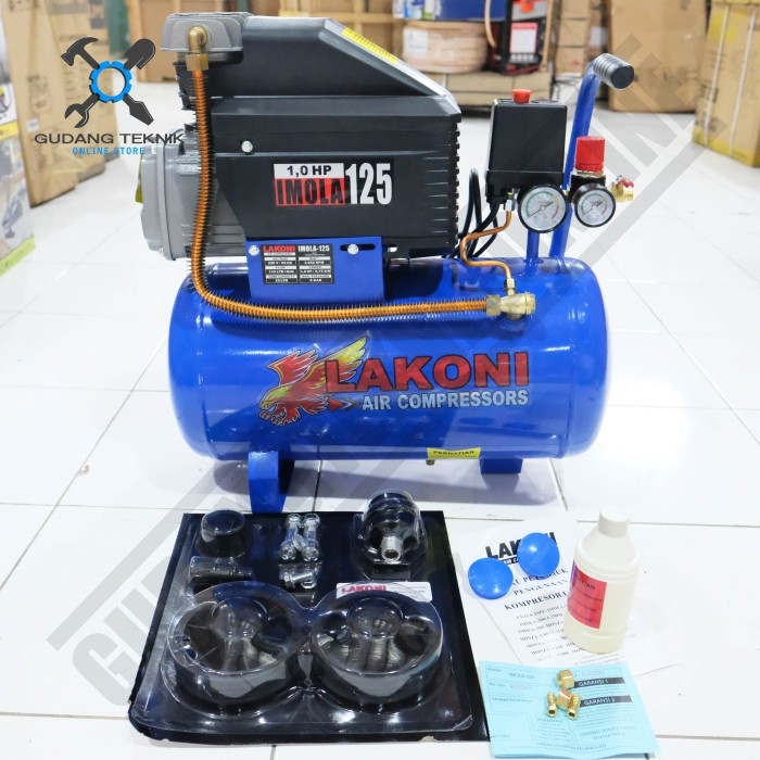 Jual Mesin Kompresor Angin 1HP Kapasitas 25 Liter 125 IMOLA LAKONI ...
