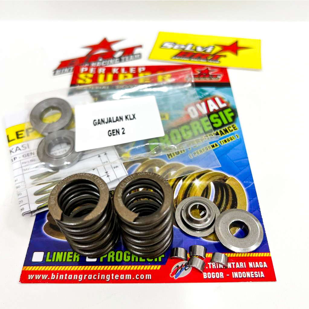 Jual PER KLEP SUPER BRT GEN 2 PROGRESIF KLX 150 DTRACKER 150 + GANJELAN | Shopee Indonesia