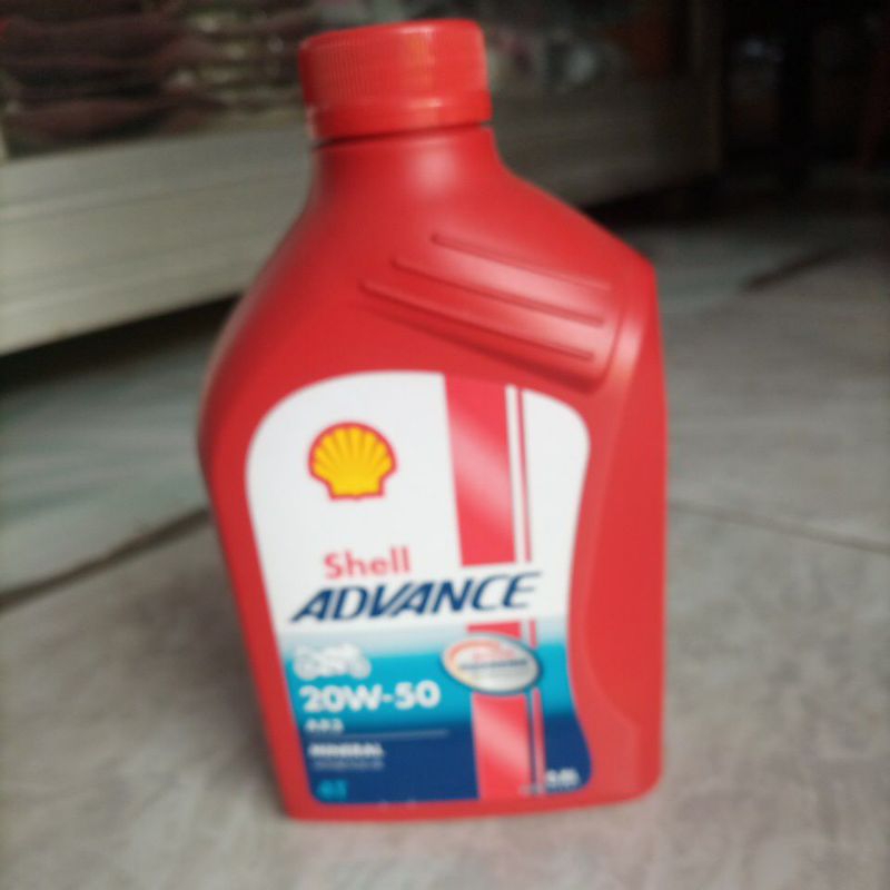 Jual oli mesin Shell advance 0,8L 20w-50 oli mesin motor 4t | Shopee ...