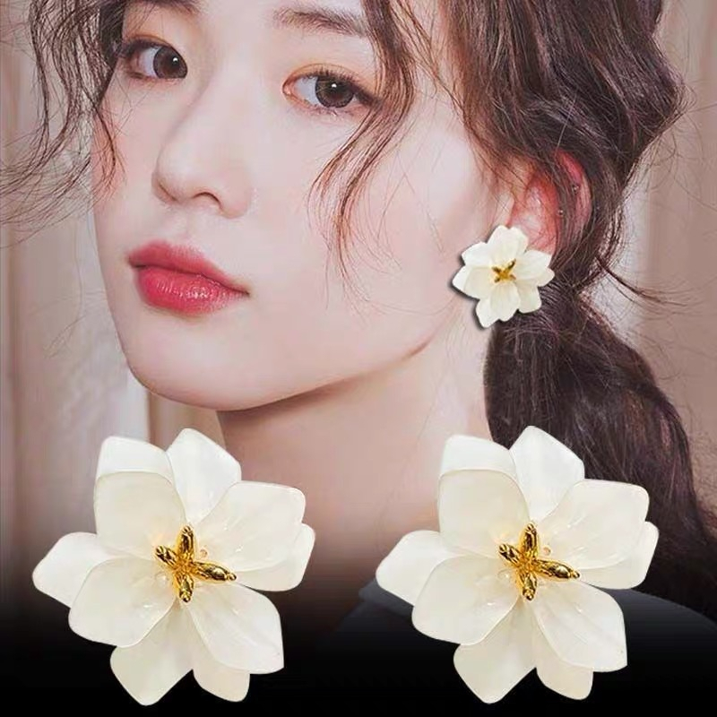 Jual Sayishop Anting Tusuk Bentuk Kelopak Bunga Besar Gaya Bohemia ...