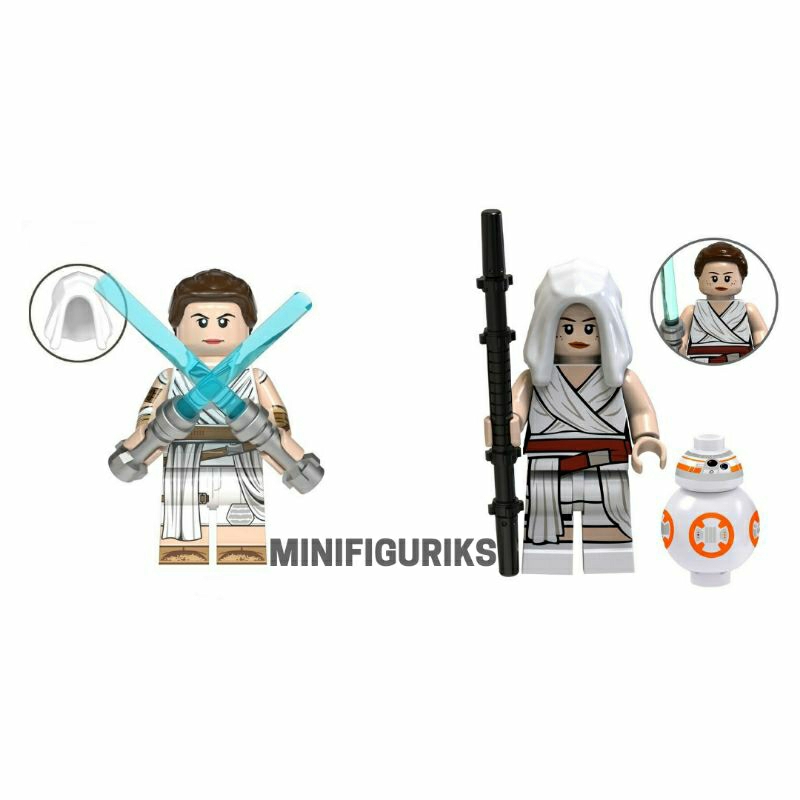 Jual Mainan Balok Minifigure Rey Skywalker | Bootleg Daisy Ridley ...