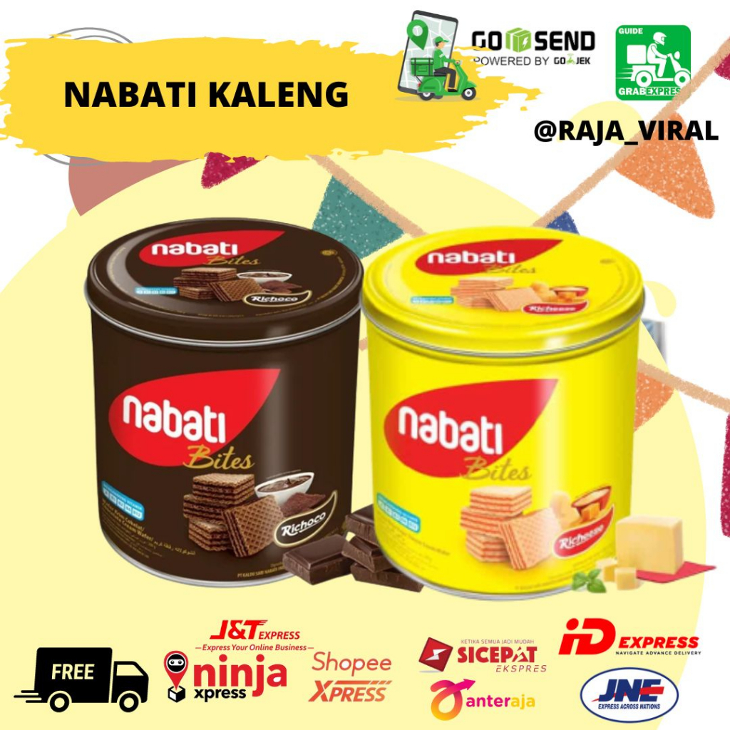 Jual Nabati wafer kaleng / wafer nabati bites 300g | Shopee Indonesia