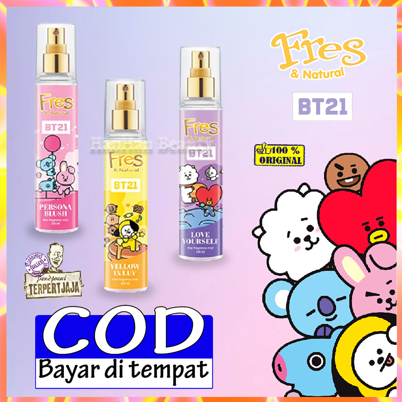 Jual Minyak Wangi Fresh Farfumm Wangi Tahan Lama Fres & Natural BT21 Collection Love Your Self ...