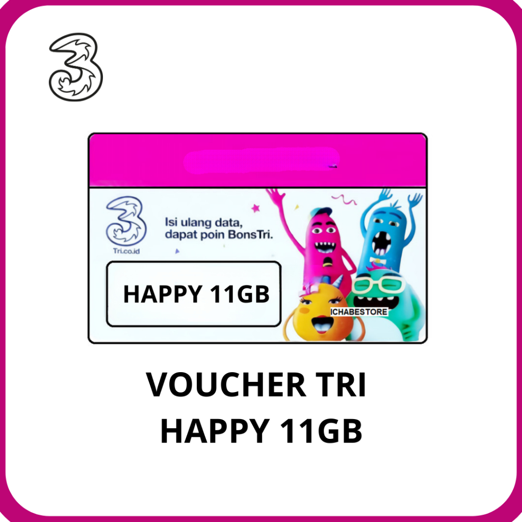 Jual Voucher Tri Happy 11gb | Shopee Indonesia