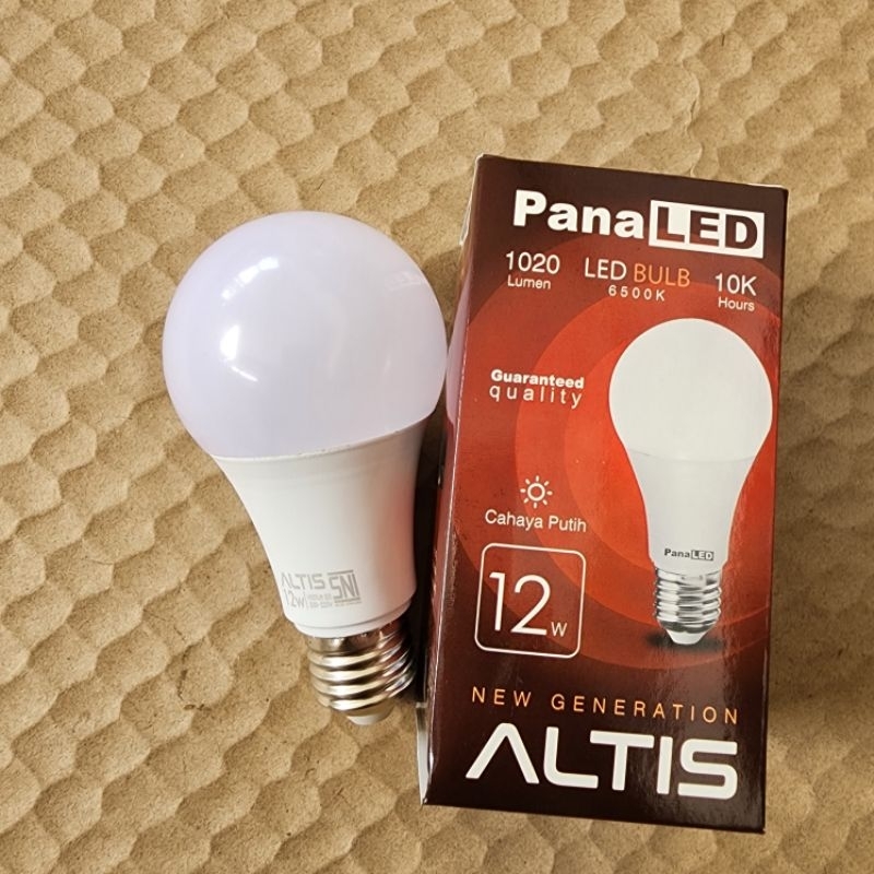 Jual Lampu LED 12w Panaled Altis 12 watt bohlam downlight putih white ...