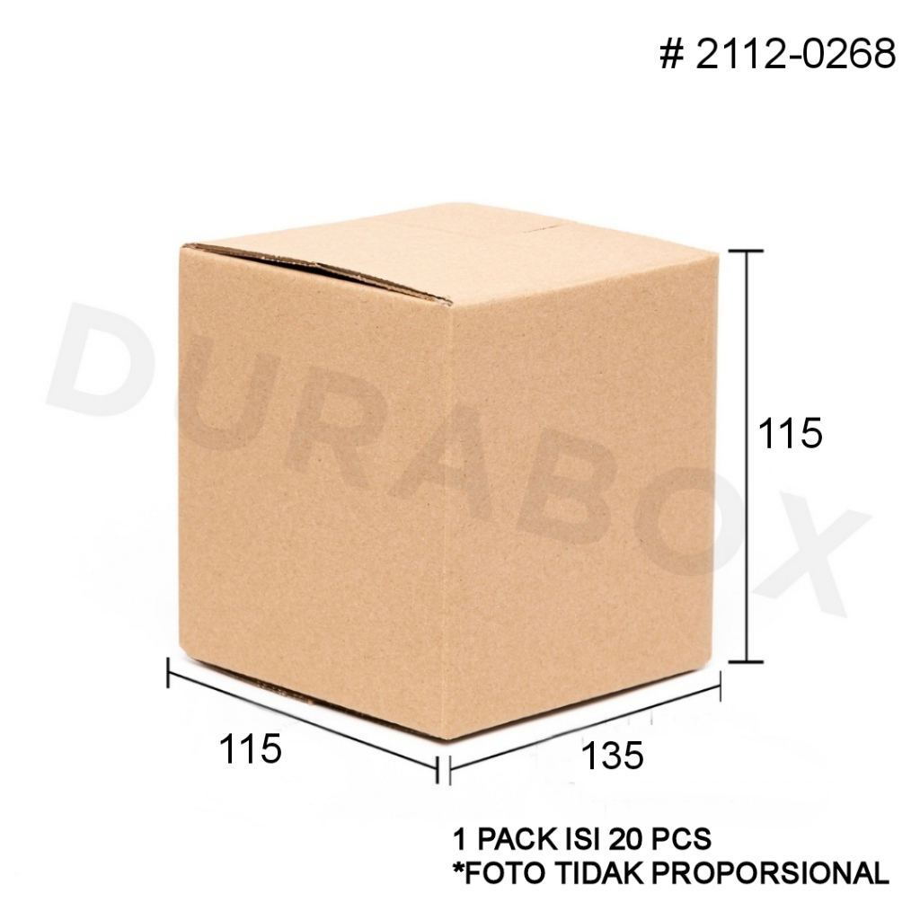 Jual 13.5x 11.5 x 11.5 cm A1 | KARDUS / KARTON BOX CORRUGATED - KEMASAN ...
