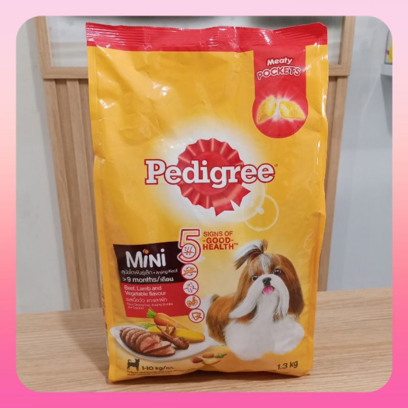 Jual PEDIGREE Dry Makanan Anjing Kering Ras Mini 1.3 kg beef lamb ...