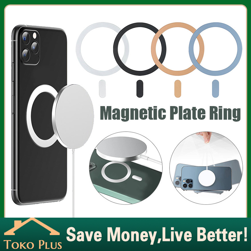 Jual Magnetic Ring Plate Magsafe Metal Wireless Universal for Seri ...