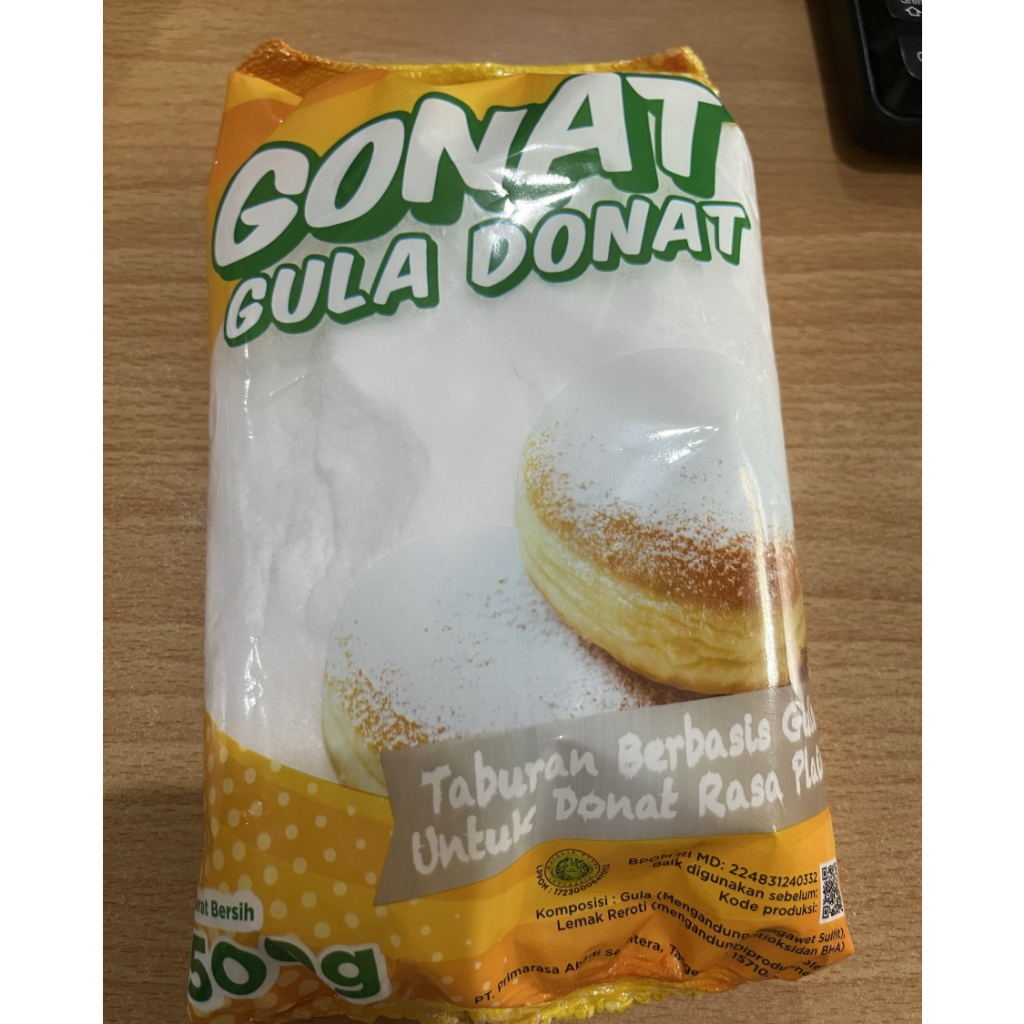 Jual Gonat Gula donat Putih 500gr dextrose taburan icing | Shopee Indonesia