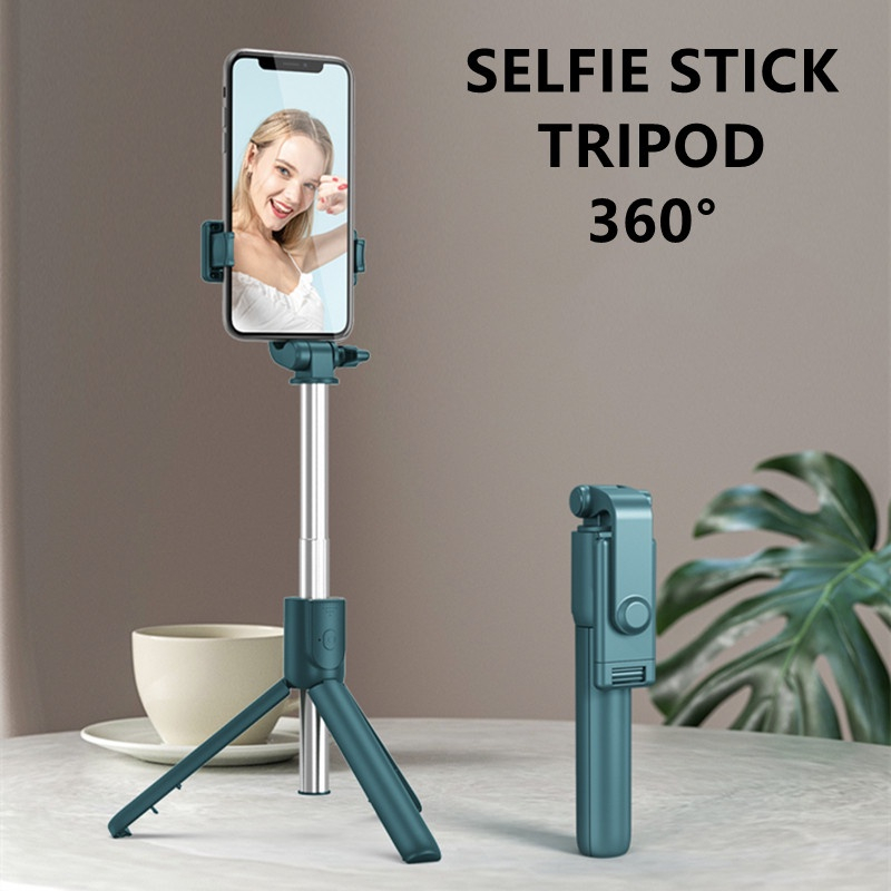 Jual Tripod bluetooth Youtuber Live Broadcast Vlog selfie stick Tongsis ...