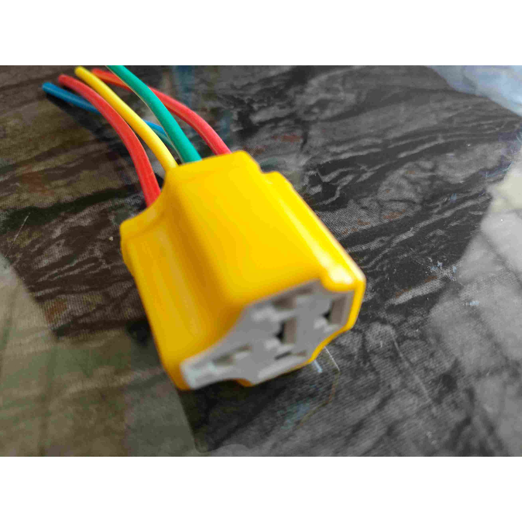 Jual Socket Relay Ceramic Soket Relai Keramik Klakson Lampu Kaki 4 Kaki ...