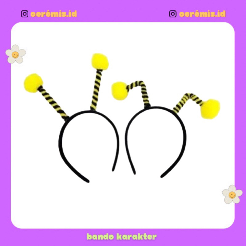 Jual BANDO KARAKTER HEWAN LEBAH / BANDO KARAKTER ANTENA LEBAH / BANDO ...