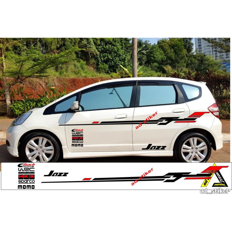 Jual STIKER MOBIL STIKER LIS BODY MOBIL HONDA JAZZ STIKER CUSTOM ...