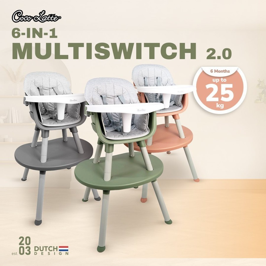 Jual Cocolatte CL 2316 6in1 Multi Switch 2.0 Highchair / 10in1 Multi ...