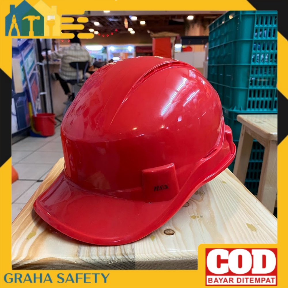 Jual Helm Safety NSA Vented Warna Merah - Helm Safety Proyek NSA ...