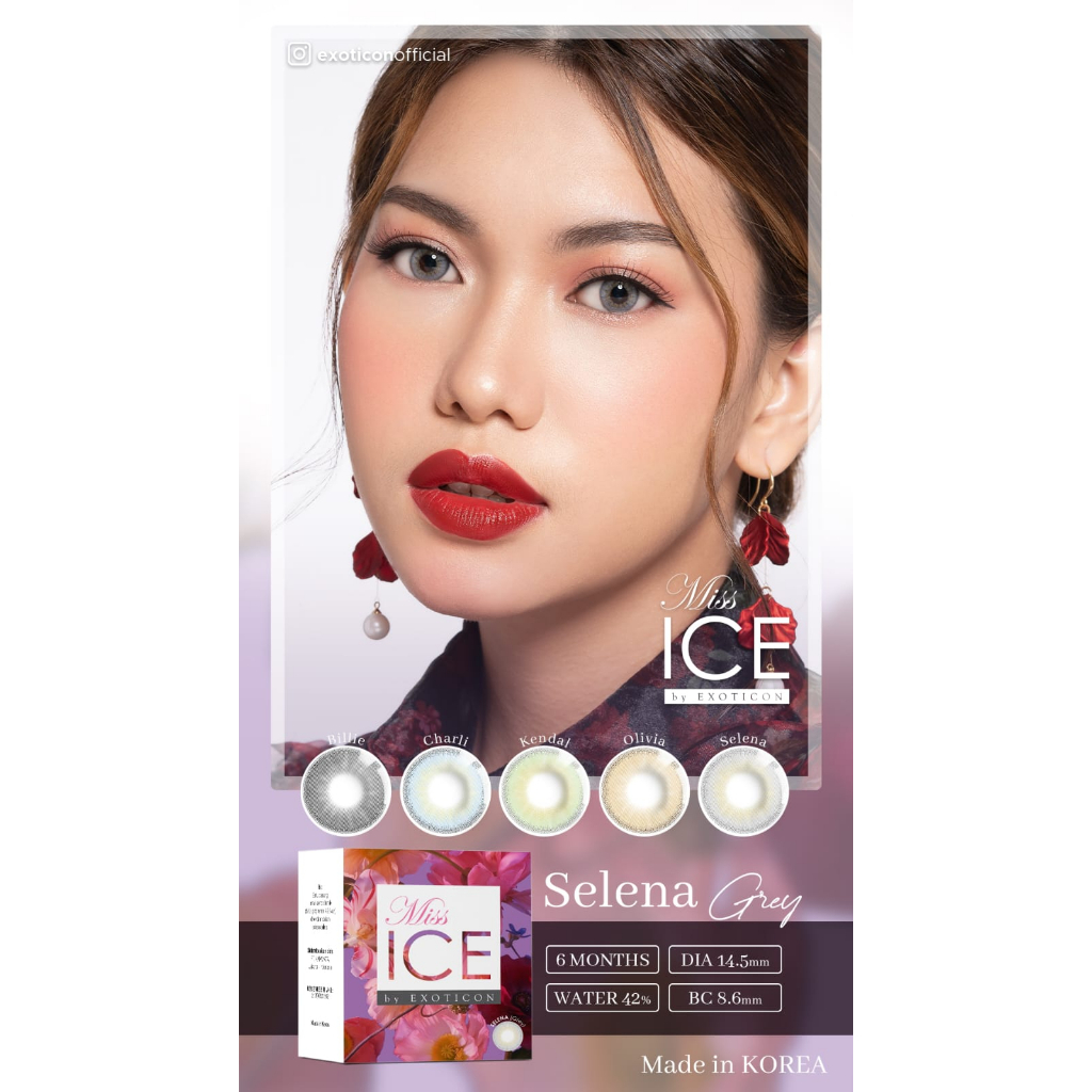 Jual SOFTLENS MISS ICE 14.5MM BY EXOTICON BISA MINUS | Shopee Indonesia