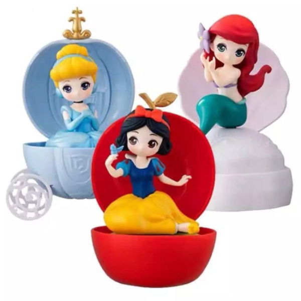 Jual Dijual figure set 3 belle jasmine rapunzel / ariel cinderella snow ...