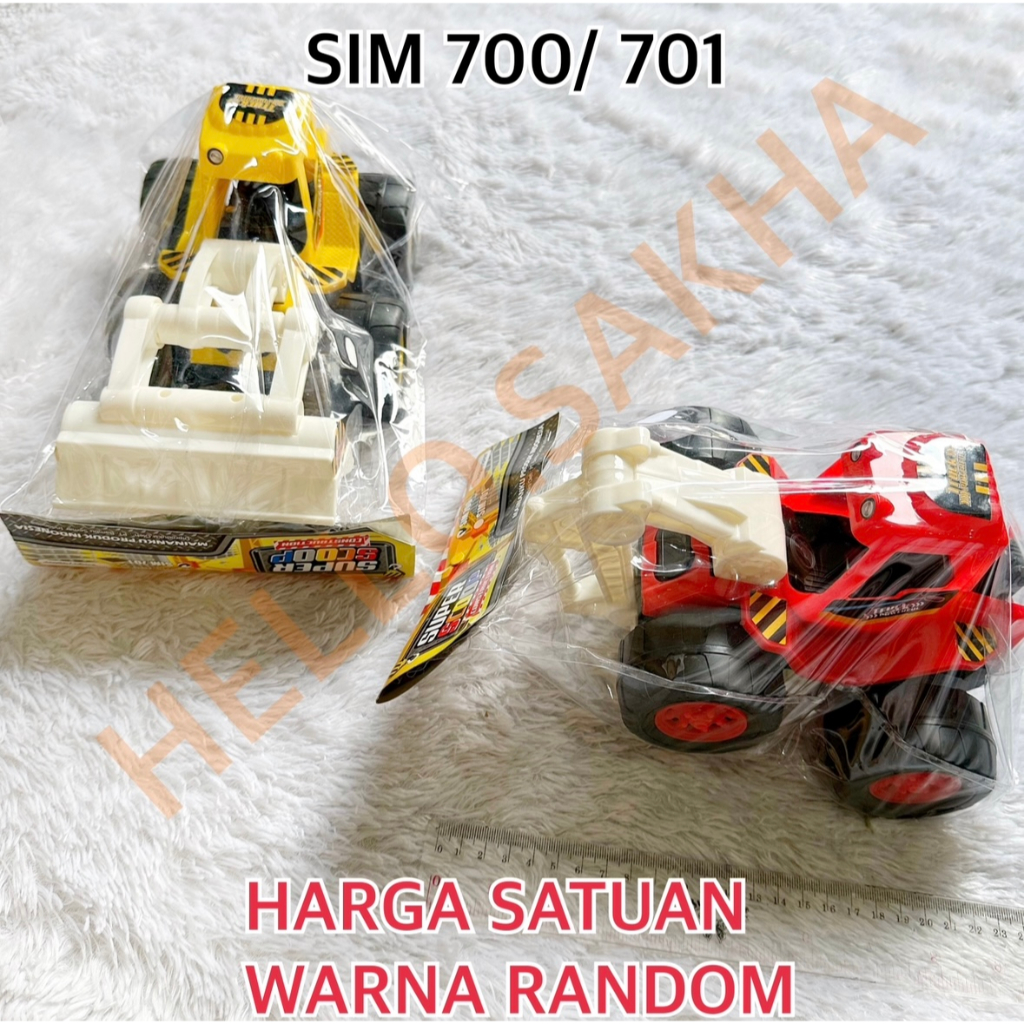 Jual MAINAN SIM 700/ 701 SUPER SCOOP TRUK TRUCK KONSTRUKSI CONSTRUCTION ...
