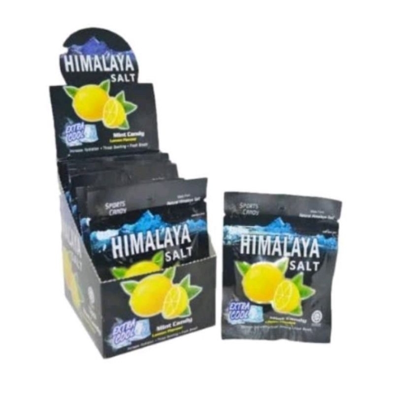 Jual Permen Himalaya Salt rasa lemon Mint Candy 1 Box/12bks | Shopee ...