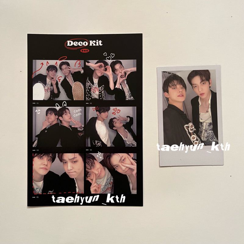 Jual TXT YEONJUN SOOBIN YEONBIN SOOBJUN UNIT DECO KIT 2022 INSTANT ...