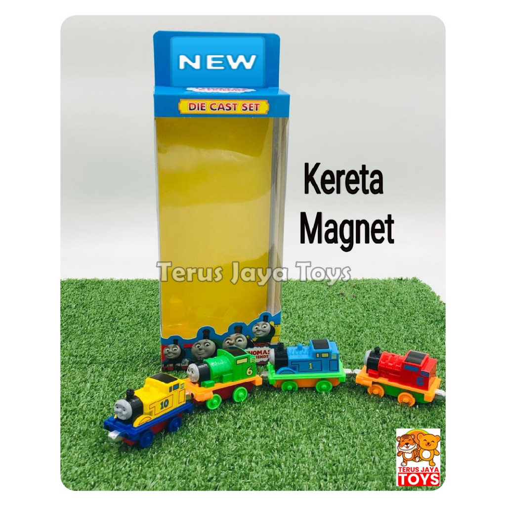 Jual Mainan Anak Kereta Magnet Diecast isi 4 pcs | Shopee Indonesia