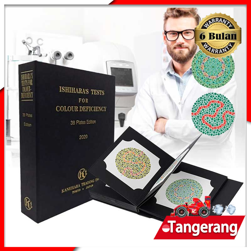 Jual Ishihara Test Buku Ishihara 38 Plates Asli Import Kanehara Alat ...