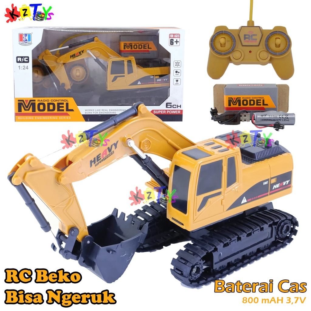 Jual RC TRUCK BEKO MODEL EXCAVATOR 2.4 Ghz + EXCAVATOR CRANE MOBIL BEKO ...