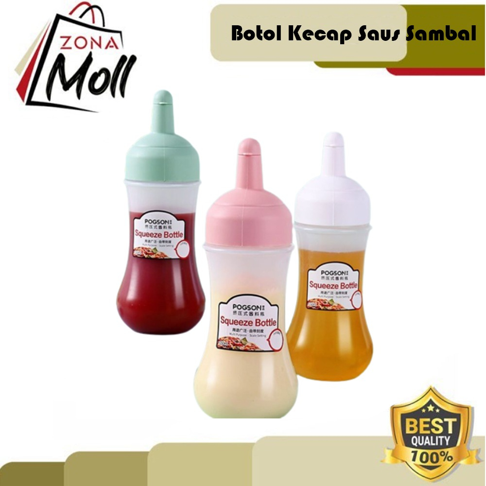 Jual Botol Tempat Saos Kecap Mayonaise Serbaguna Anti Tumpah Tutup ...