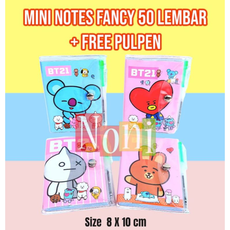 Jual POCKET MEMO mini notes isi 50 lembar free pulpen | Shopee Indonesia