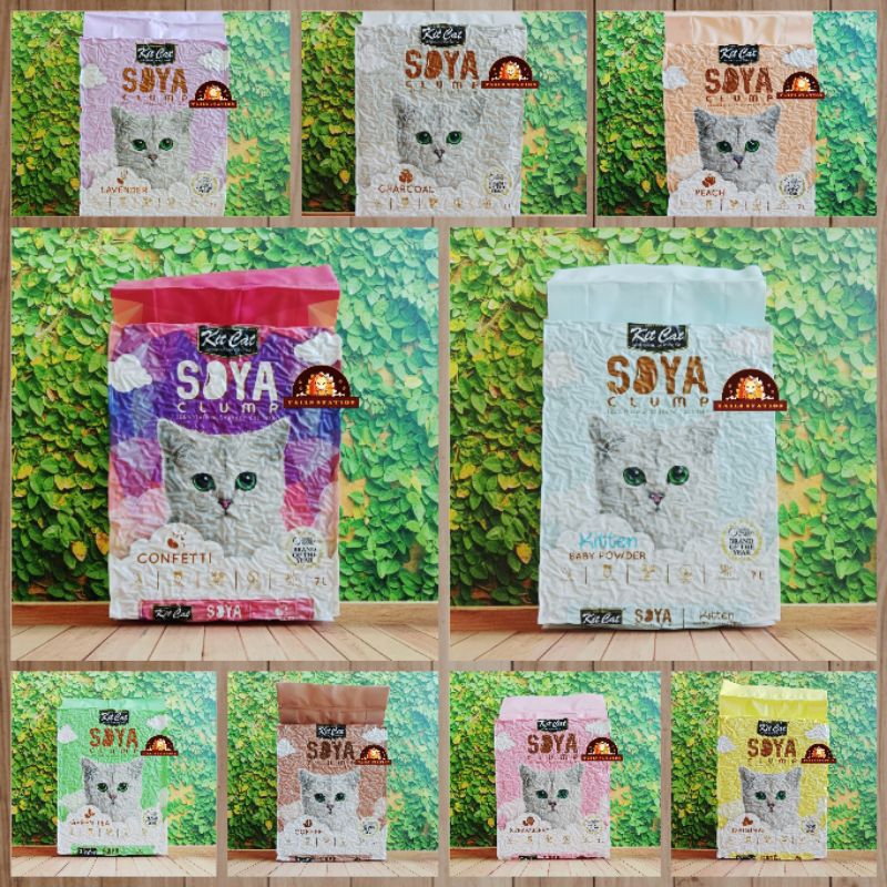 Jual Kit Cat Soya Clump Cat Litter 7 Liter Pasir Kucing Gumpal Tofu ...