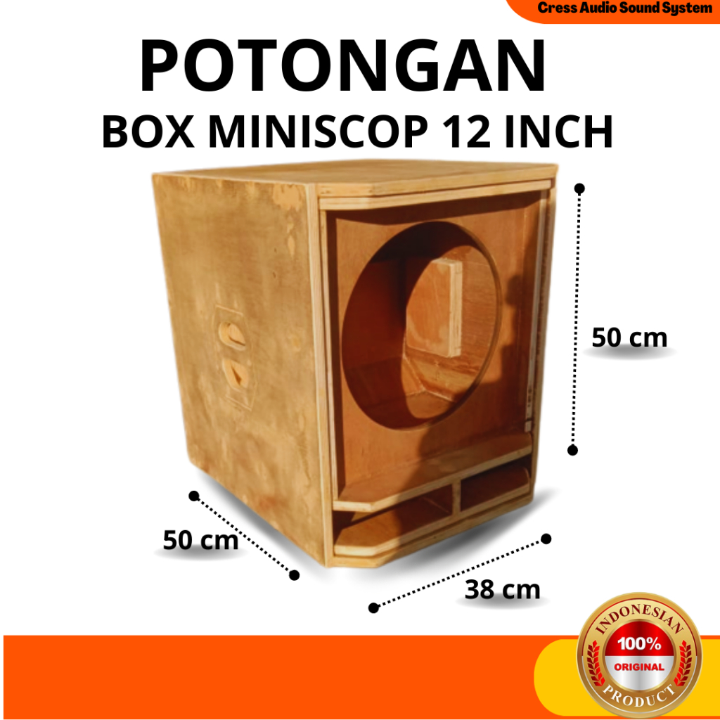 Jual POTONGAN Box Sound System Speaker Subwofer Miniscop 12 Inch Papan Triplek 12mm 15mm 18mm ...
