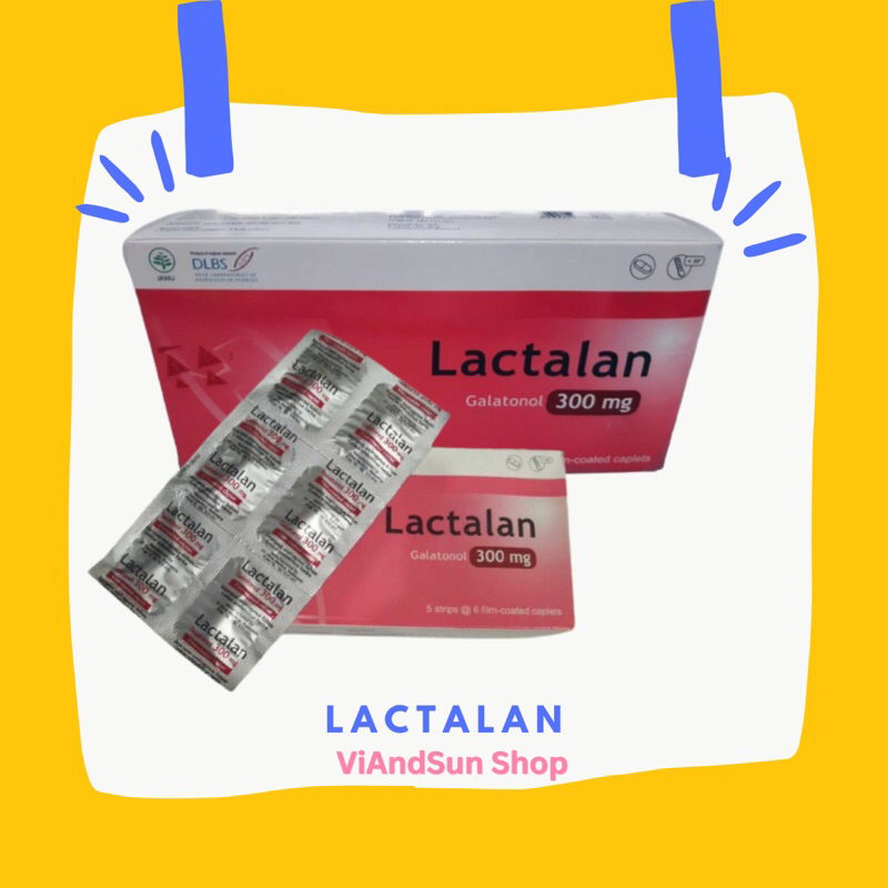 Jual LACTALAN 300Mg / 30 tablet / VItamin ASI | Shopee Indonesia