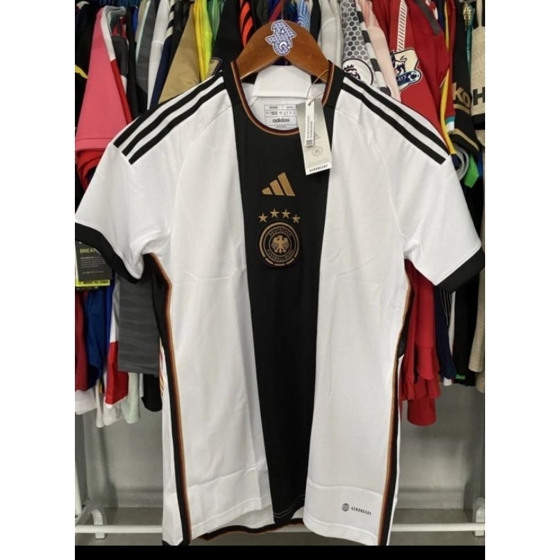 Jual import Jersey Germany JERMAN home Piala dunia world cup worldcup 2022 2022/2023 HITAM PUTIH ...