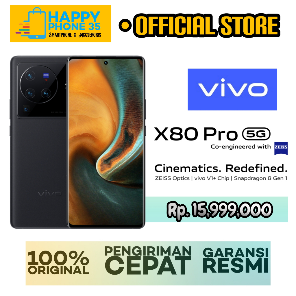 Jual VIVO X80pro 5G - Garansi Resmi | Shopee Indonesia
