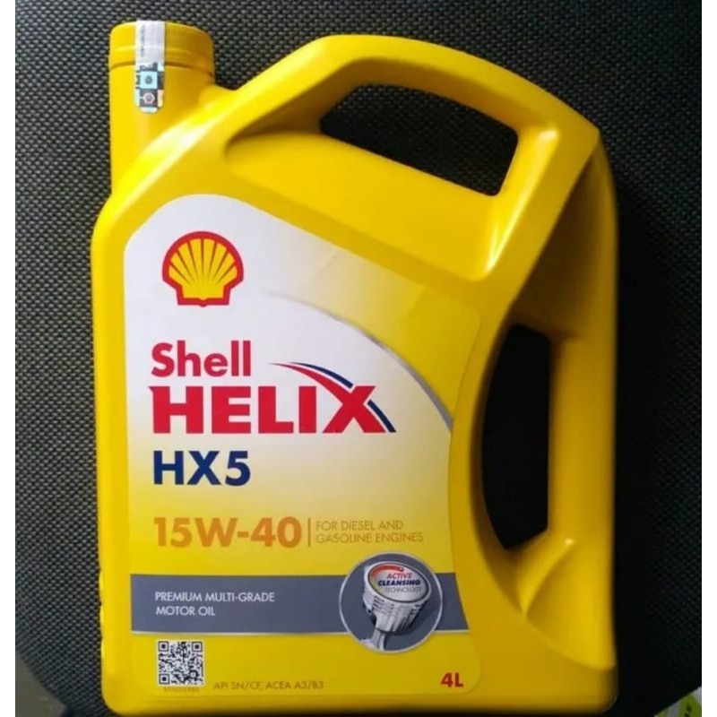 Jual Oli Shell Helix Hx5 4Lt Oli Mobil Shell Helix Hx5 4 Liter | Shopee ...
