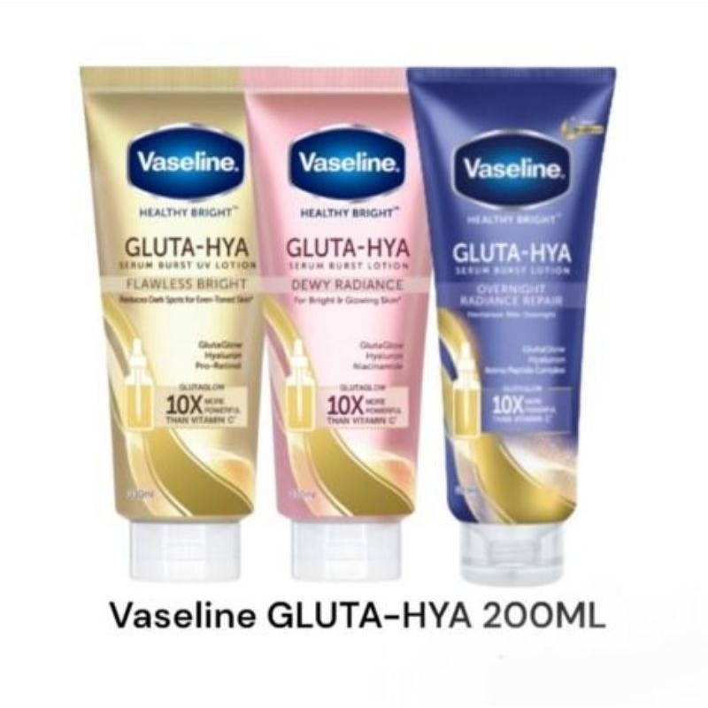 Jual VASELINE GLUTA HYA 200ml | Shopee Indonesia