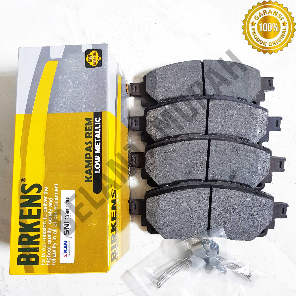 Jual Brake Pad / Kampas Rem Depan Toyota Innova Reborn Asli 100% Birkens 04465-0K430 | Shopee ...