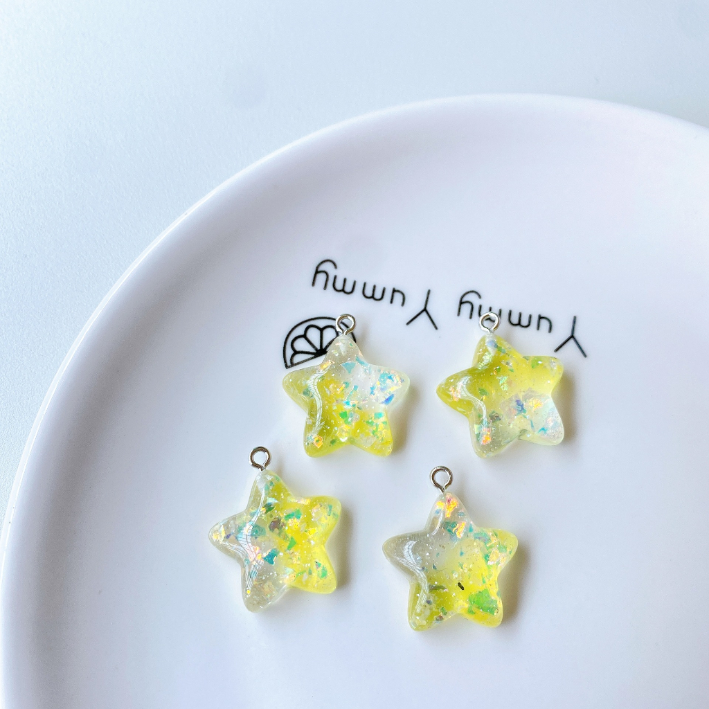 Jual 1 pcs Charm Liontin Resin - BINTANG STAR | Shopee Indonesia