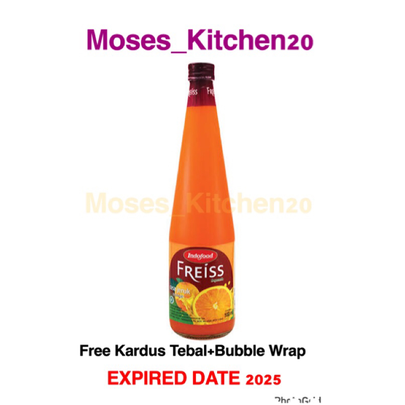 Jual Syrup Freiss Orange indofood 460ml/sirup freiss jeruk indofood ...