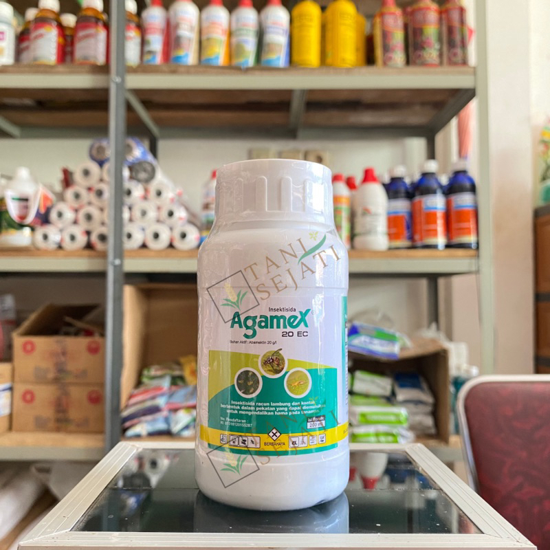 Jual Agamex 20 EC Insektisida Abamektin Pembasmi Hama Tanaman Kutu ...