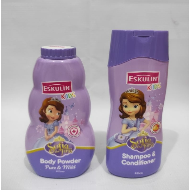 Jual Eskulin Kids Sofia the First Shampoo & Conditoner 200 ML, Body ...