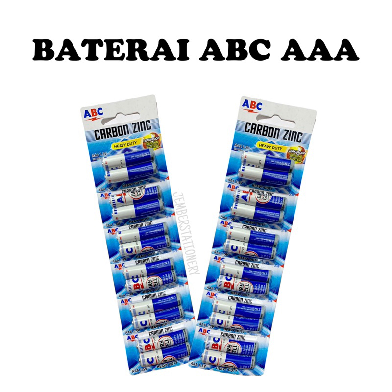 Jual (12pcs) Baterai ABC AAA 1.5V | Shopee Indonesia