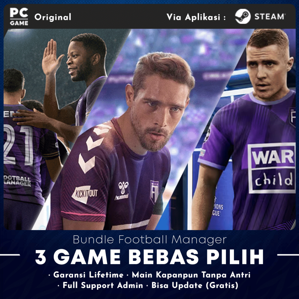Jual BUNDLE FOOTBALL MANAGER GAME ORIGINAL PC(2021, 2022,2023) | Shopee ...