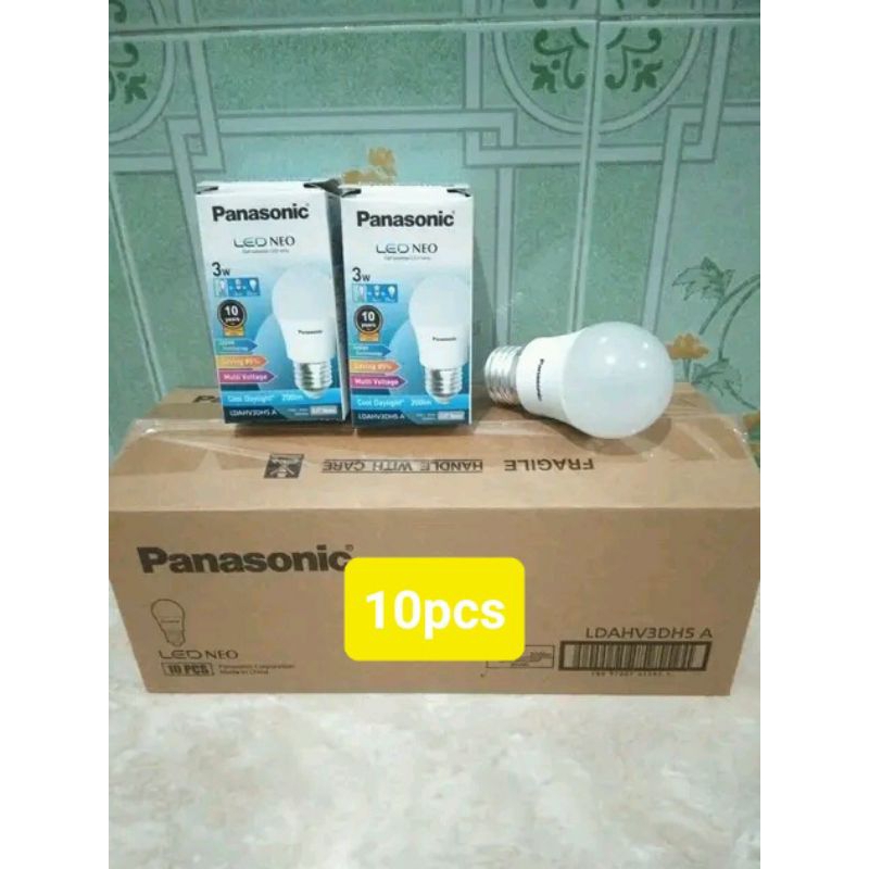 Jual LAMPU PANASONIC PAKET HEMAT DAN MURAH LAMPU LED PANASONIC 3W DAN ...